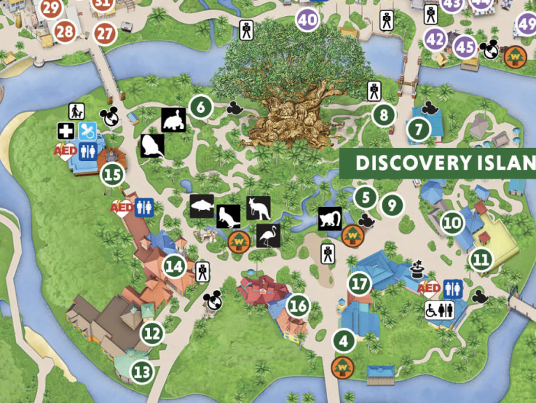 2025 Animal Kingdom Map – Walt Disney World - WDW Magazine